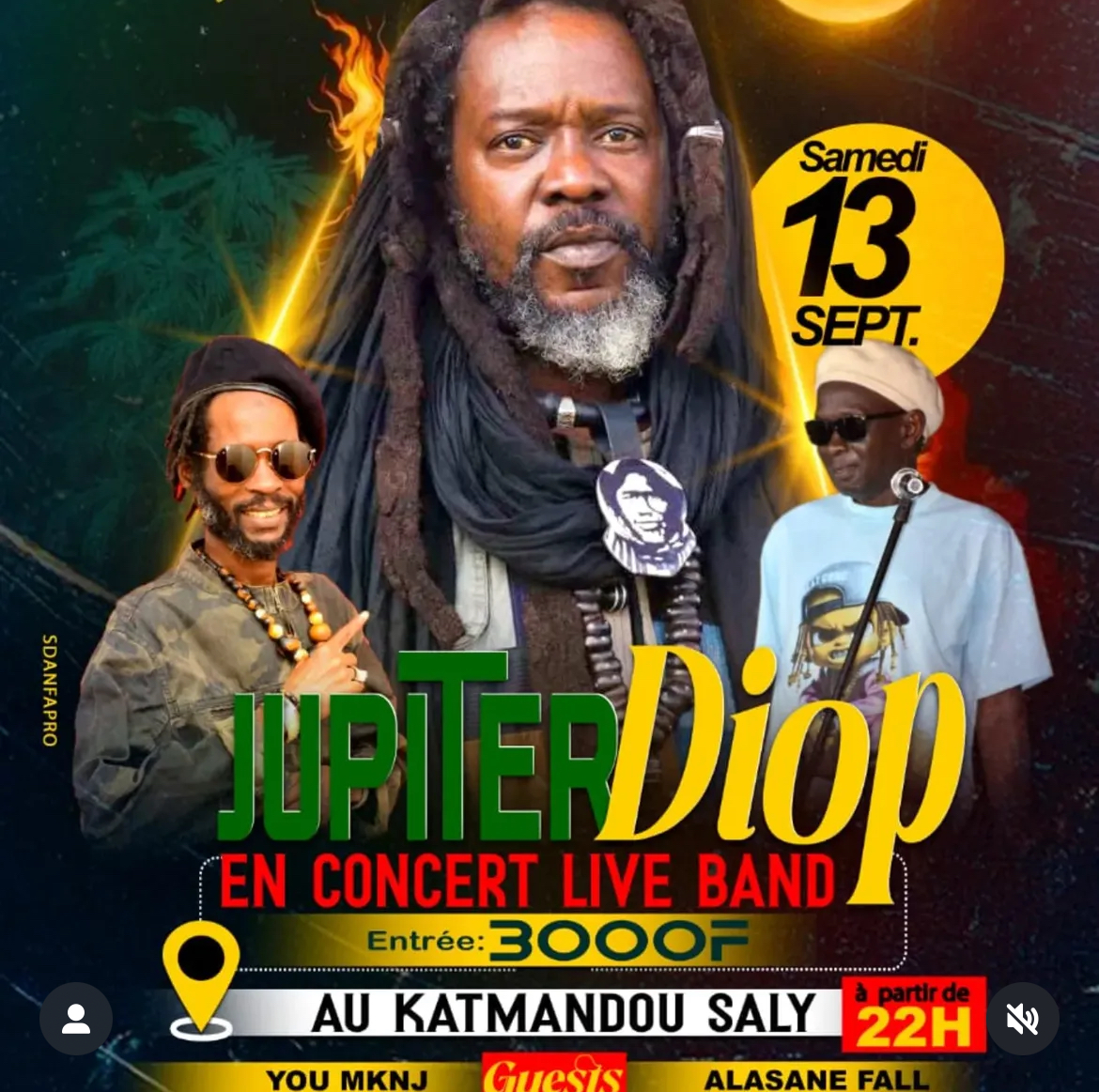 Concert Jupiter Diop – Live Band - Au Sénégal, le cœur du Sénégal