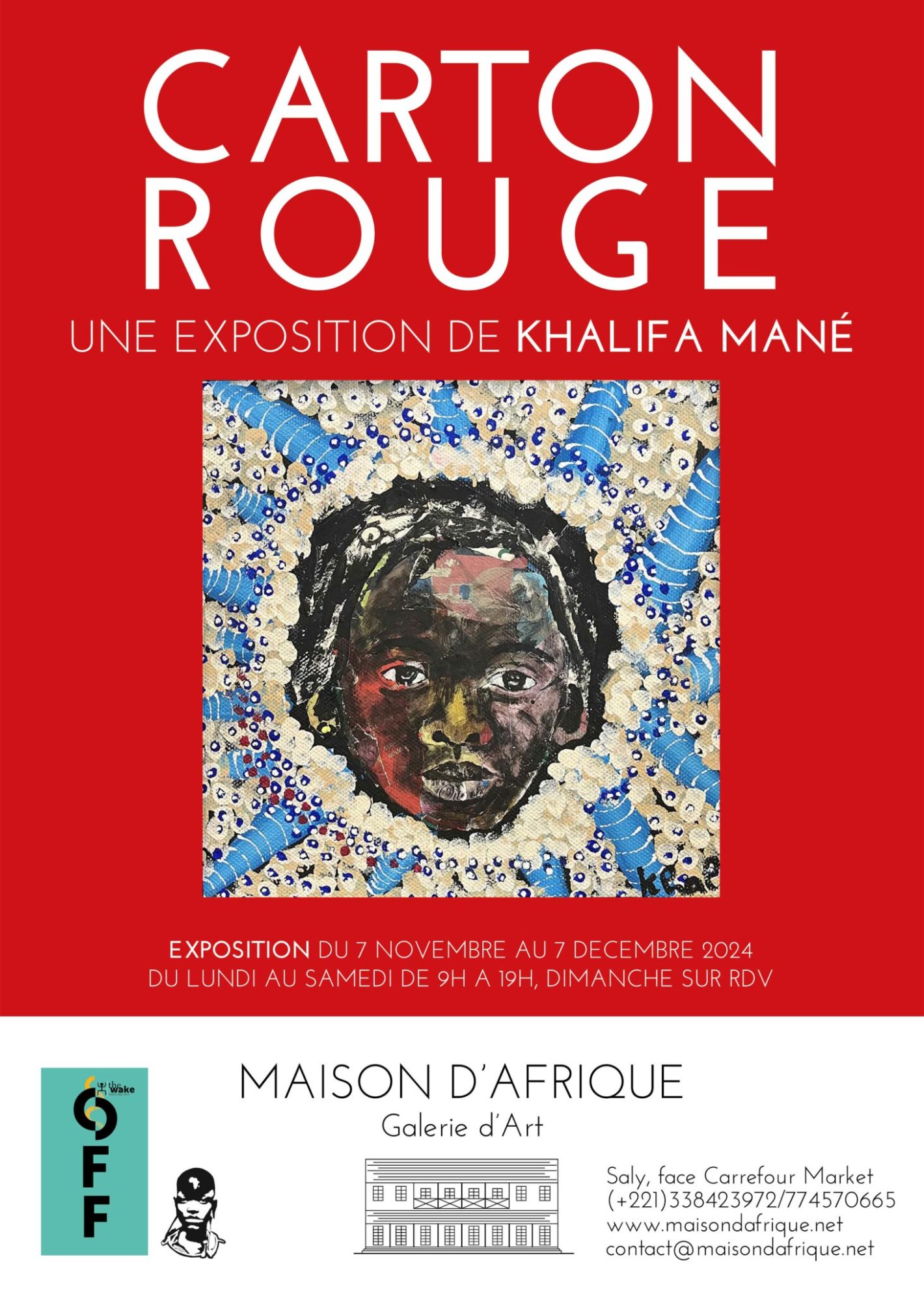 Exposition « Carton Rouge » de Khalifa Mané à la Maison d’Afrique - Au ...