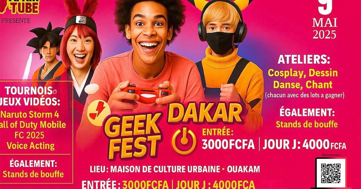 Geek Fest Dakar 2025 : Le rendez-vous des passionnés de culture geek ...