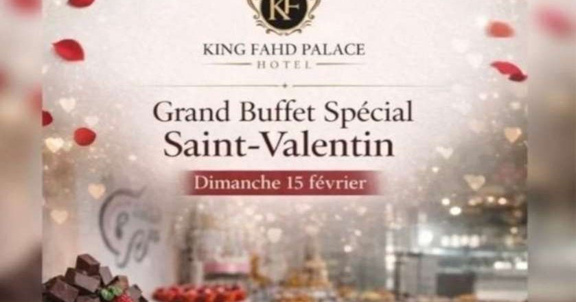 Grand Buffet Spécial Saint-Valentin au King Fahd Palace - Au Sénégal ...